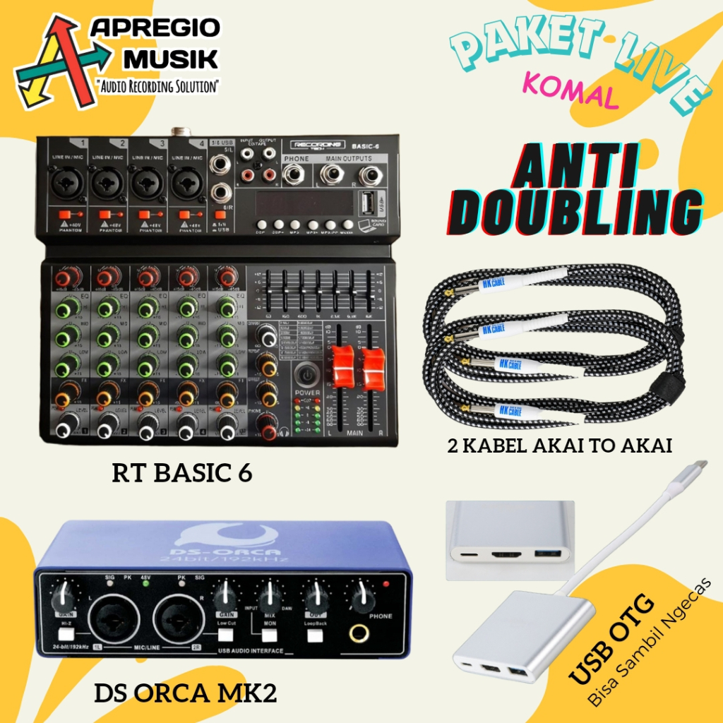 Jual Paket Komal Murah Anti Doubling Lengkap mixer DS ORCA USB OTG ...