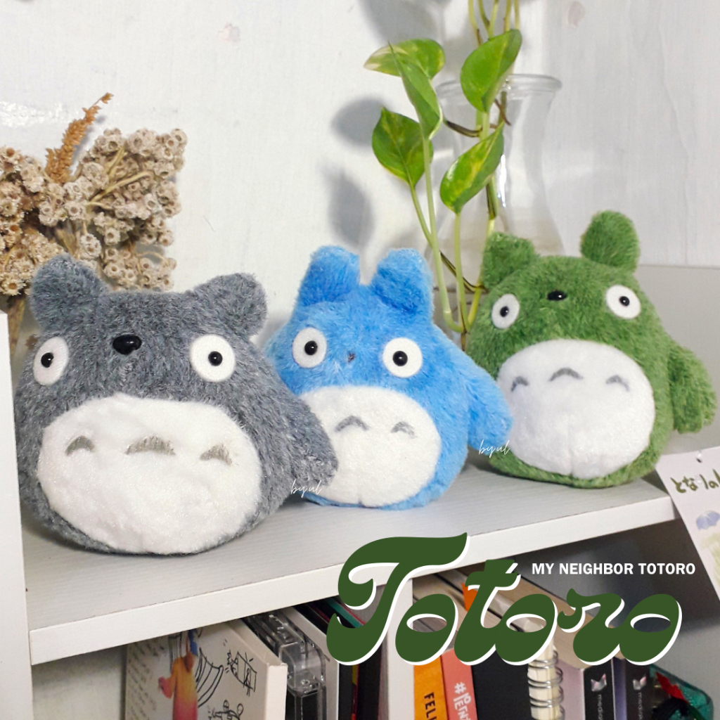 Jual BONEKA TOTORO KECIL HIJAU ABU BIRU STUDIO GHIBLI | Shopee Indonesia