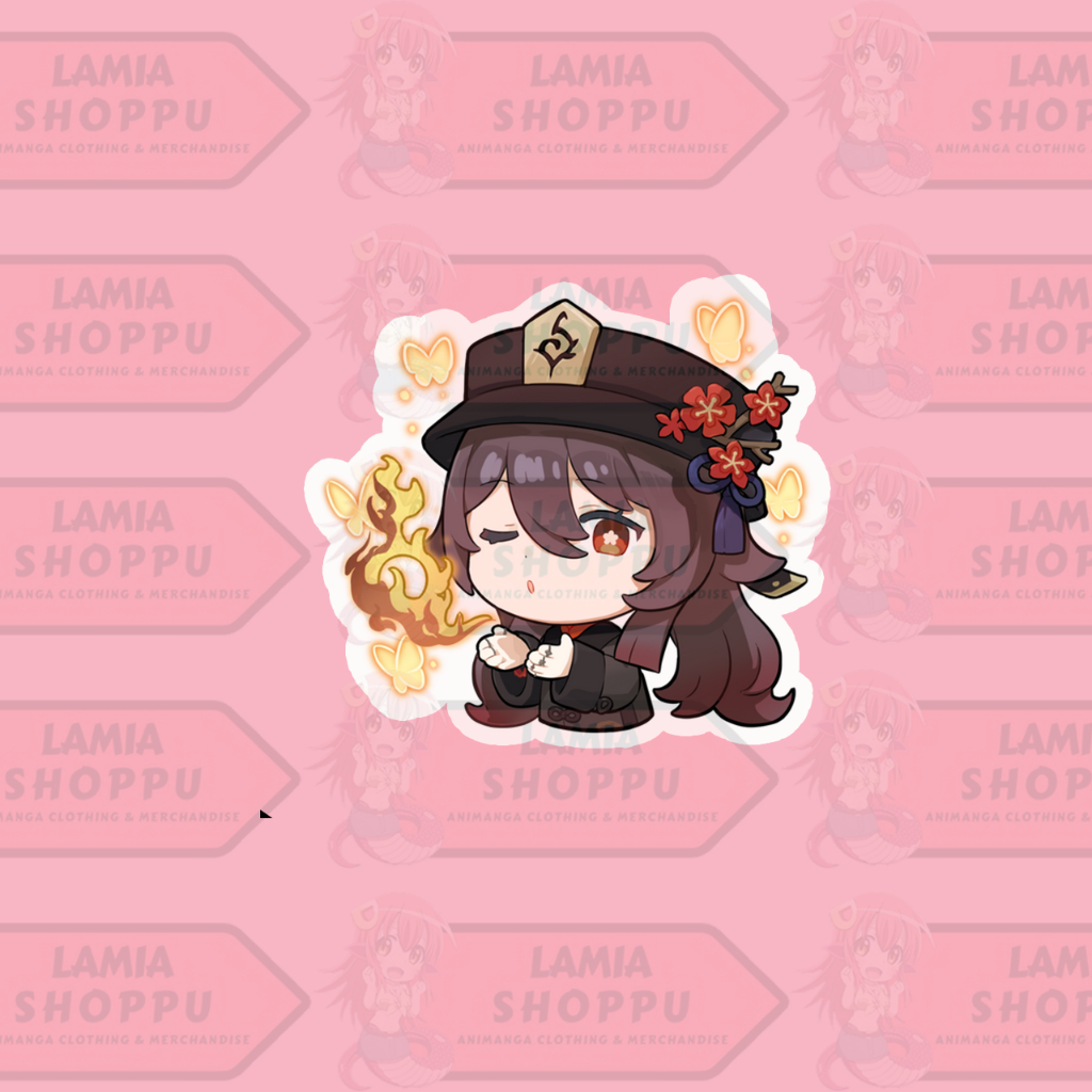 Jual Stiker Genshin Impact Hutao | Sticker Hutao Chibi Waifu | Shopee ...