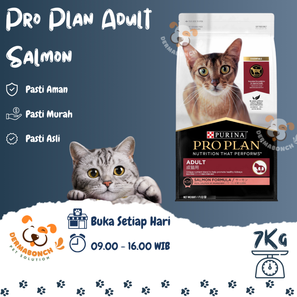 Jual Pro plan Adult Salmon / Proplan Adult Salmon 7 Kg 7Kg via ...