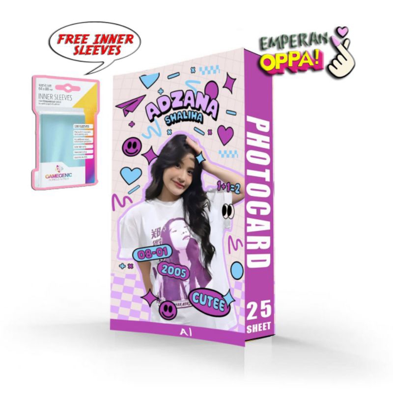 Jual [2 Sisi] Photocard JKT 48 Ashel Isi 25 Pcs | Shopee Indonesia