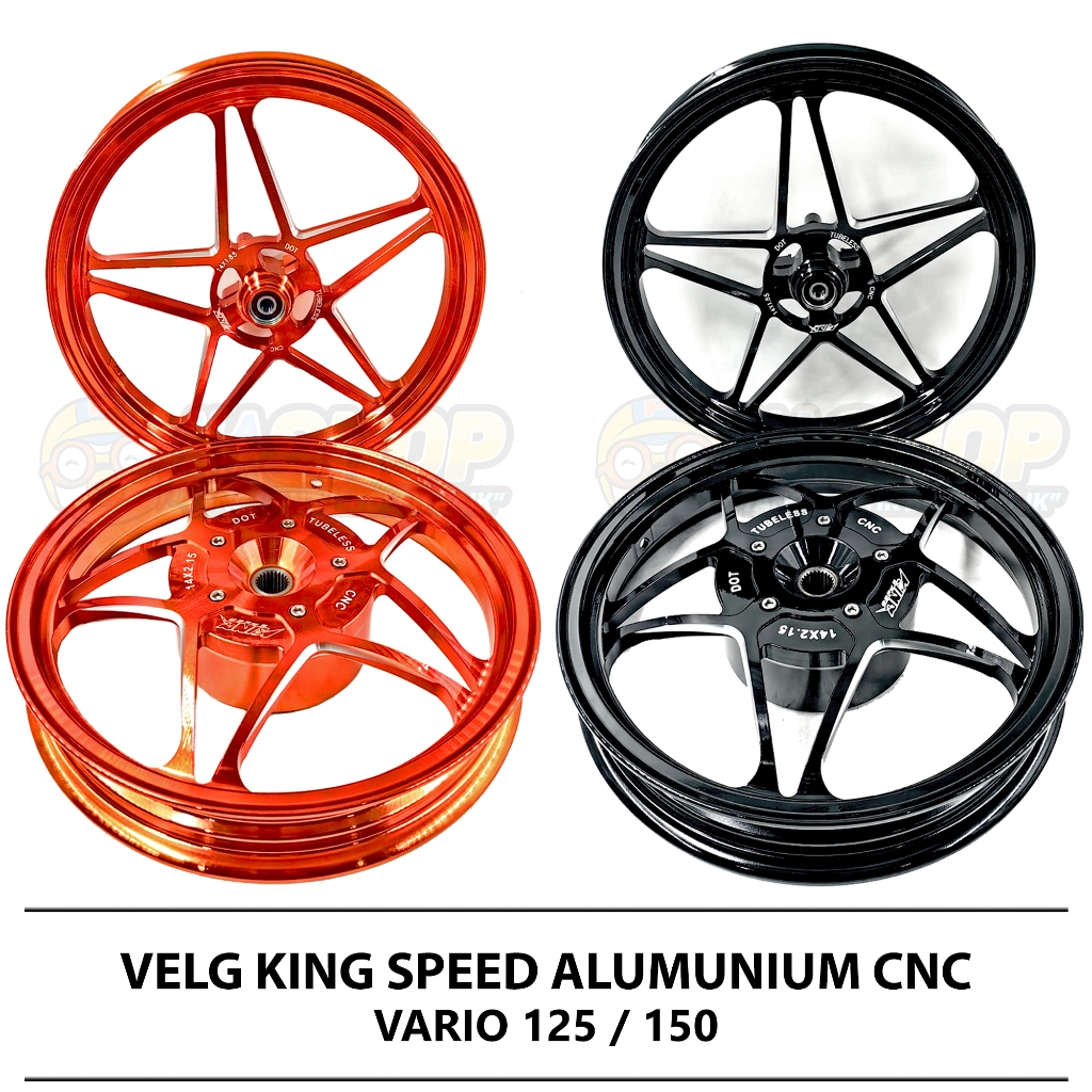 Jual Velg King Speed Bintang Vario 125 / 150 KingSpeed Aluminium CNC ...