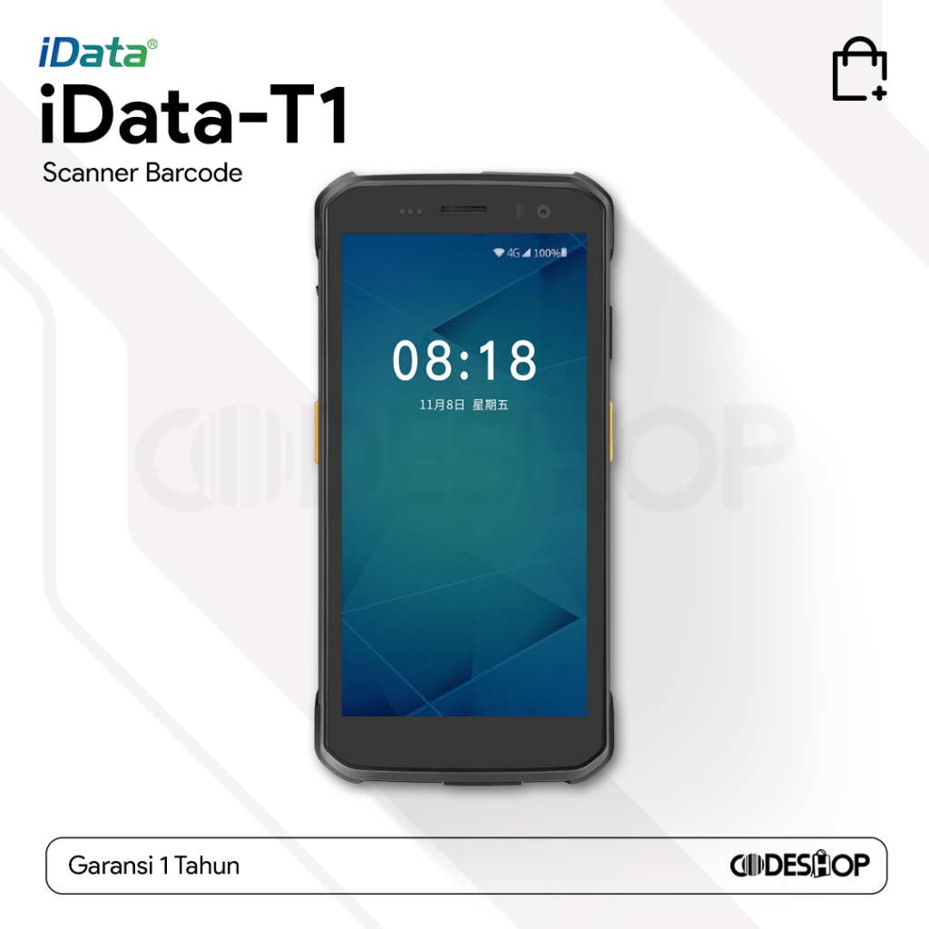 Jual Scanner Barcode Mobile iData T1 Portable Scan QR 2D PDT Stock Opname | Shopee Indonesia