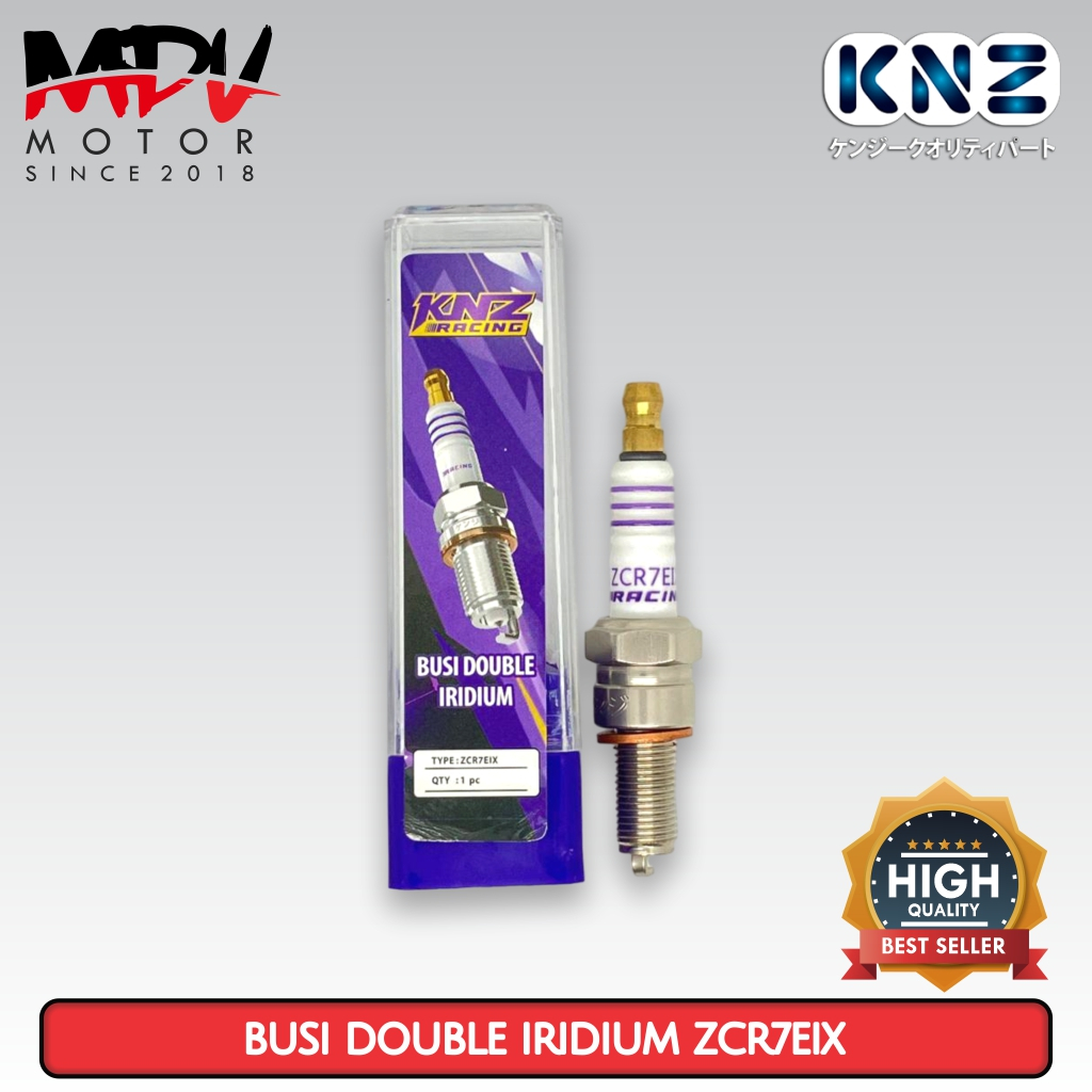 Jual BUSI DOUBLE IRIDIUM ZCR7EIX (KNZ) | Shopee Indonesia
