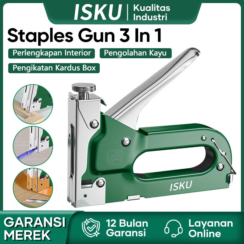 Jual Isku Stapler 3in1 Staples Tembak Staples Perekat Untuk Kayu ...