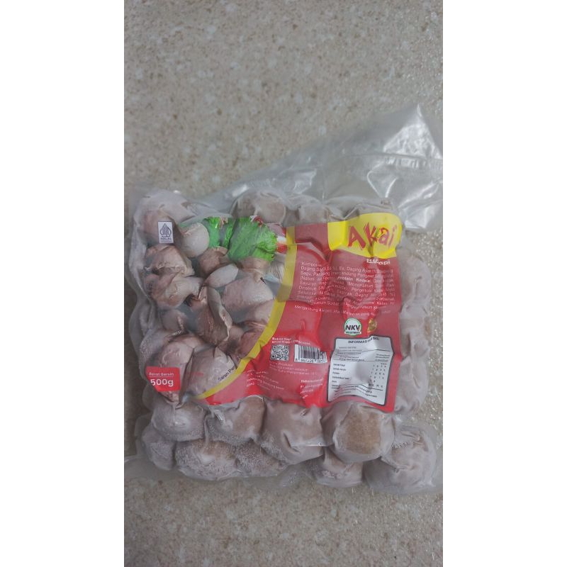 Jual BAKSO SAPI AKAY 500 GR/PACK HALAL- FC FROZEN FOOD PALEMBANG ...