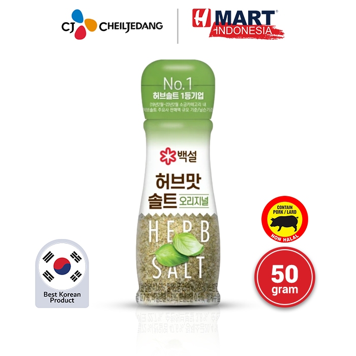 Jual CJ BEKSUL Seasoning Herb Salt Mild / Garam Herbal 50g | Shopee Indonesia