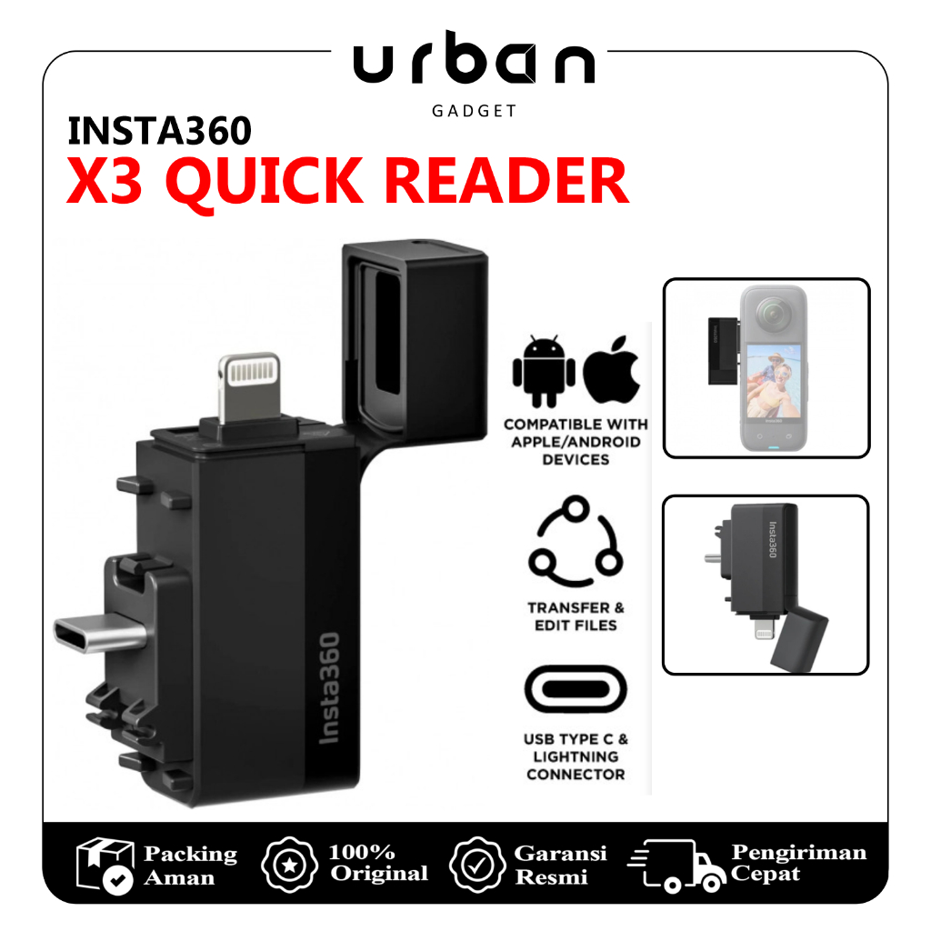 Jual Insta360 Quick Reader For Insta360 X3 | Shopee Indonesia