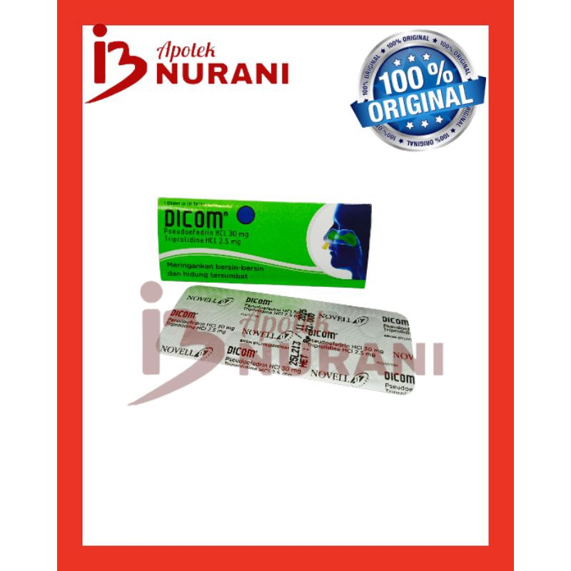 Jual DICOM OBAT UNTUK MENGATASI FLU DAN BERSIN BERSIN | Shopee Indonesia