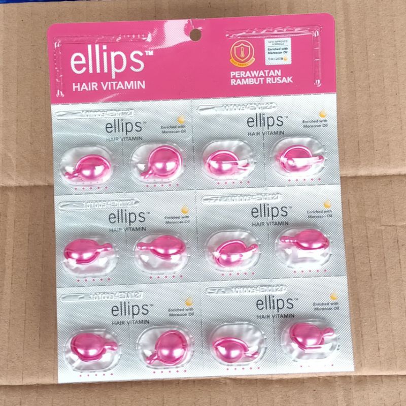 Jual ( 4 PCS ) Ellips Hair Vitamin - Serum Rambut Elips Perawatan ...