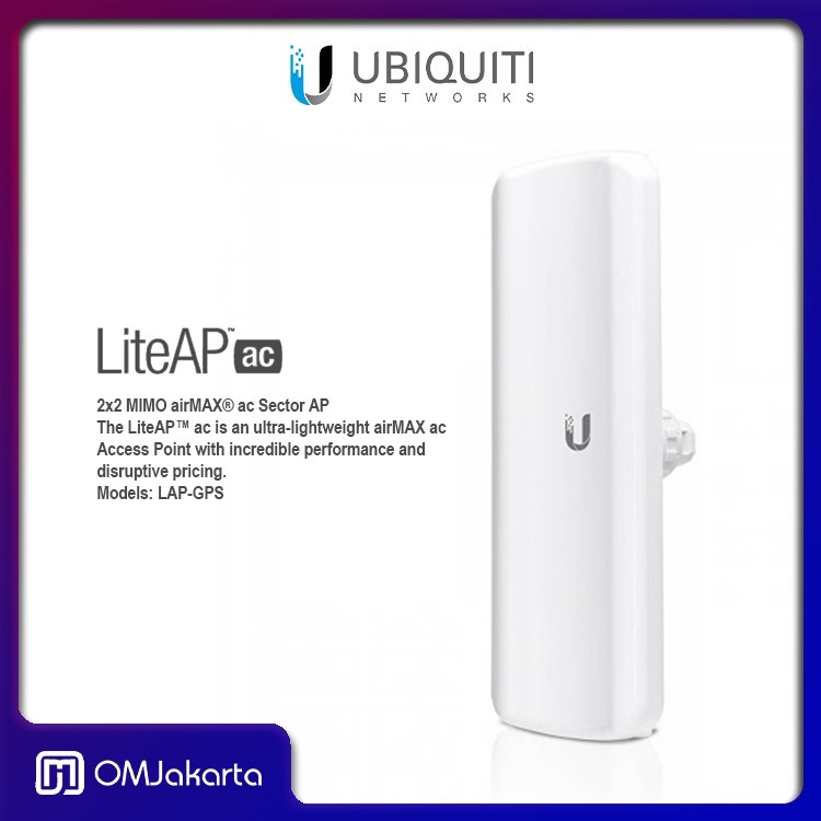 Jual Ubiquiti LAP-GPS Litebeam AC Sectoral Ubnt LiteAp GPS 5Ghz 17dbi ...