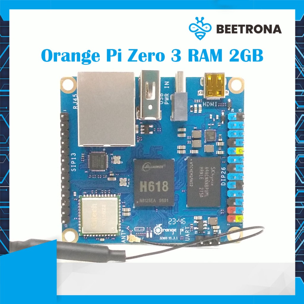 Jual Orange Pi Zero 3 RAM 2GB H618 Quad Core MiniPC | Shopee Indonesia