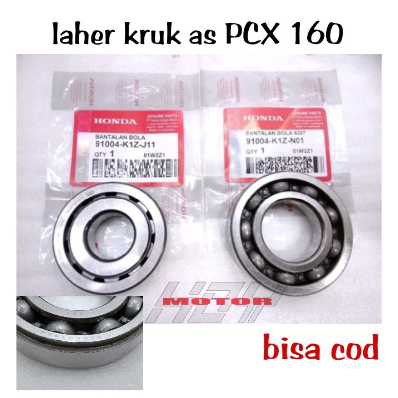 Jual Laher Bearing Kruk As Krek Ass PCX 160 ADV 160 Vario 160 Satu Set 91004-K1Z-N01 91004-K1Z ...