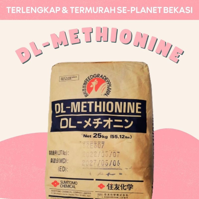 Jual (500 Gr & 1 Kg) DL-METHIONINE EX. SUMITOMO / METHIONINE / METIONIN ...