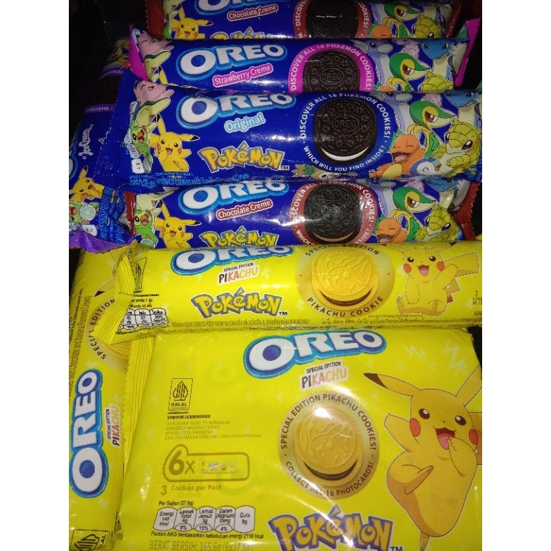 Jual Oreo Pokemon Oreo Pikachu Oreo Coklat Pisang Oreo Original ...