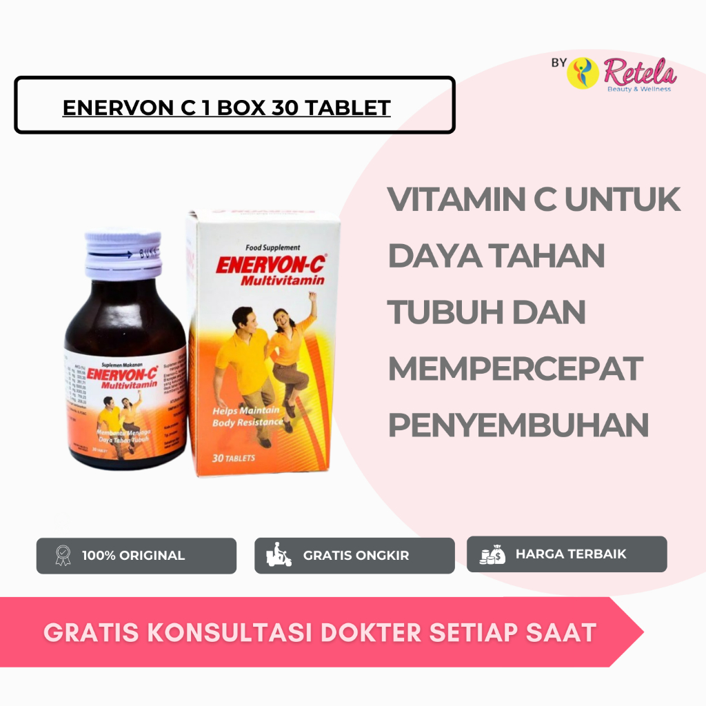 Jual ENERVON C 1 BOX 30 TABLET | Shopee Indonesia