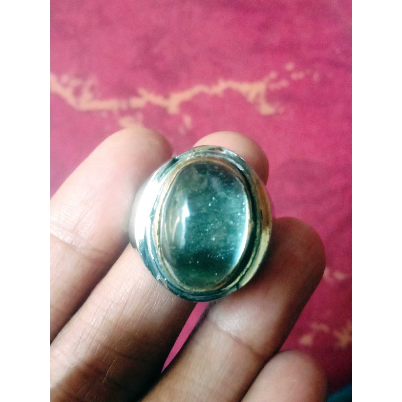 Jual NATURAL KINYANG AIR ASLI RING MONEL 10 BIG SIZE | Shopee Indonesia