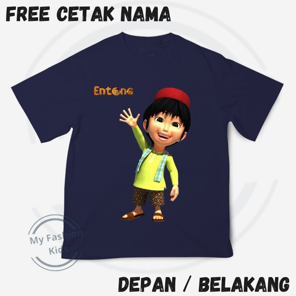 Jual Baju Kaos Atasan Anak Custom Gambar Si Entong Terbaru Bahan ...