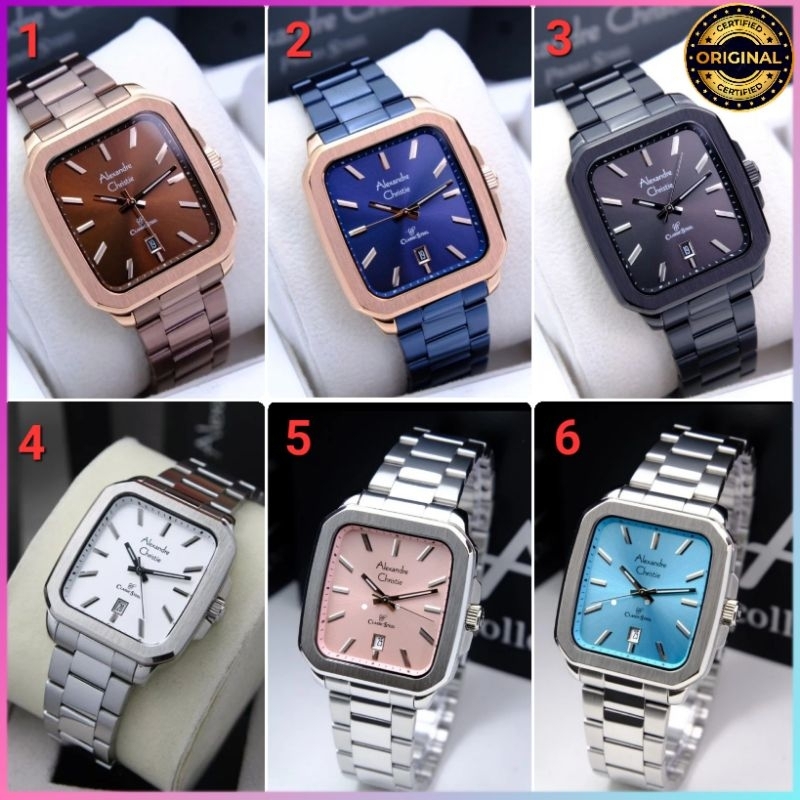 Jual ORIGINAL GARANSI RESMI 1 TAHUN JAM TANGAN PRIA ALEXANDRE CHRISTIE ...