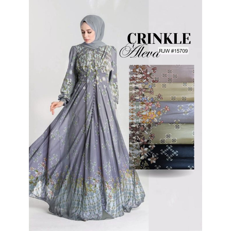 Jual Kain Crinkle Aleva lebar 150 cm | Shopee Indonesia