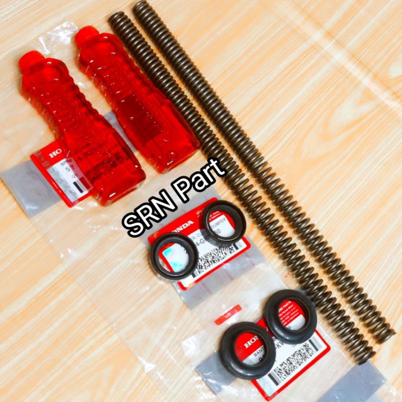 Jual Paket Per Shock Depan Honda Supra x lama+Sil Shock+Sil Tutup Abu ...