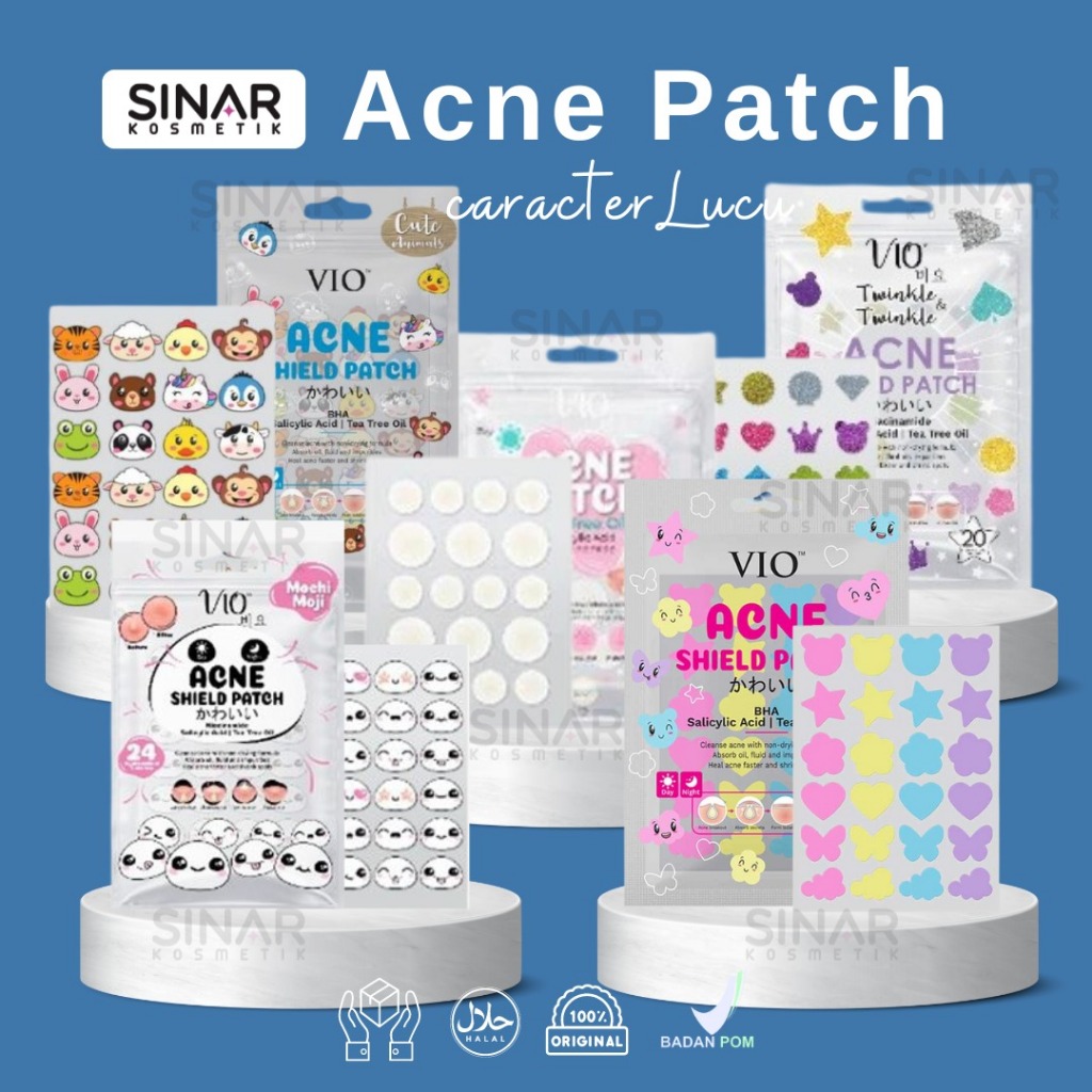 Jual Vio Acne Pimple Shield Patch - Nose Strip / Meow / Zodiac / Petite ...