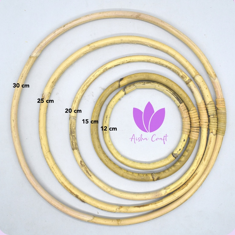 Jual Ring Rotan Bulat 10CM 12CM 15CM 20CM 25CM | Shopee Indonesia