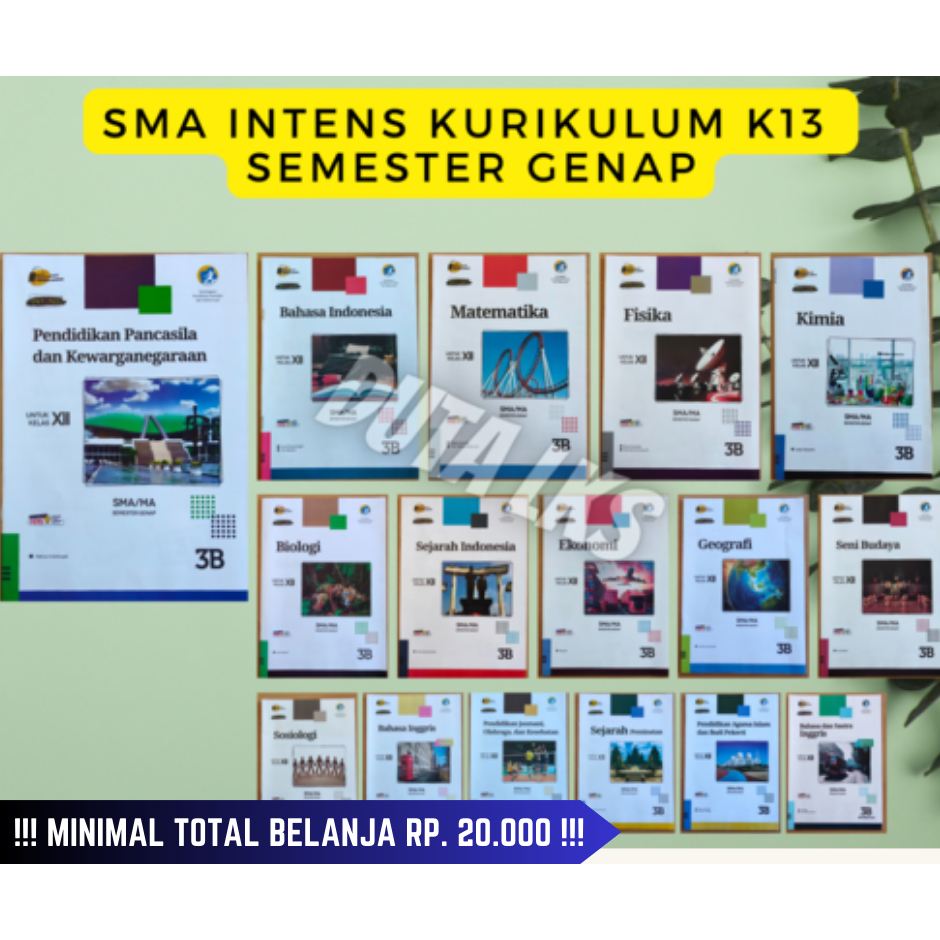 Jual Buku LKS INTENS SMA Kelas 12 Genap Kurikulum K13 2023 - 2024 Putra ...