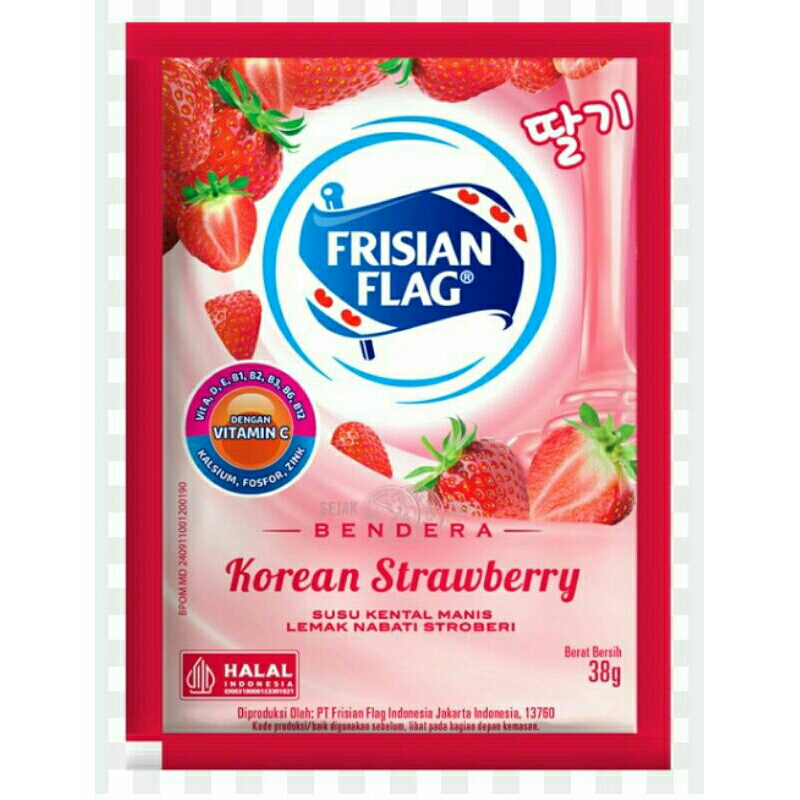 Jual PROMO SUSU BENDERA FRISIAN FLAG STRAWBERRY 6 SACHET-SUSU KENTAL ...