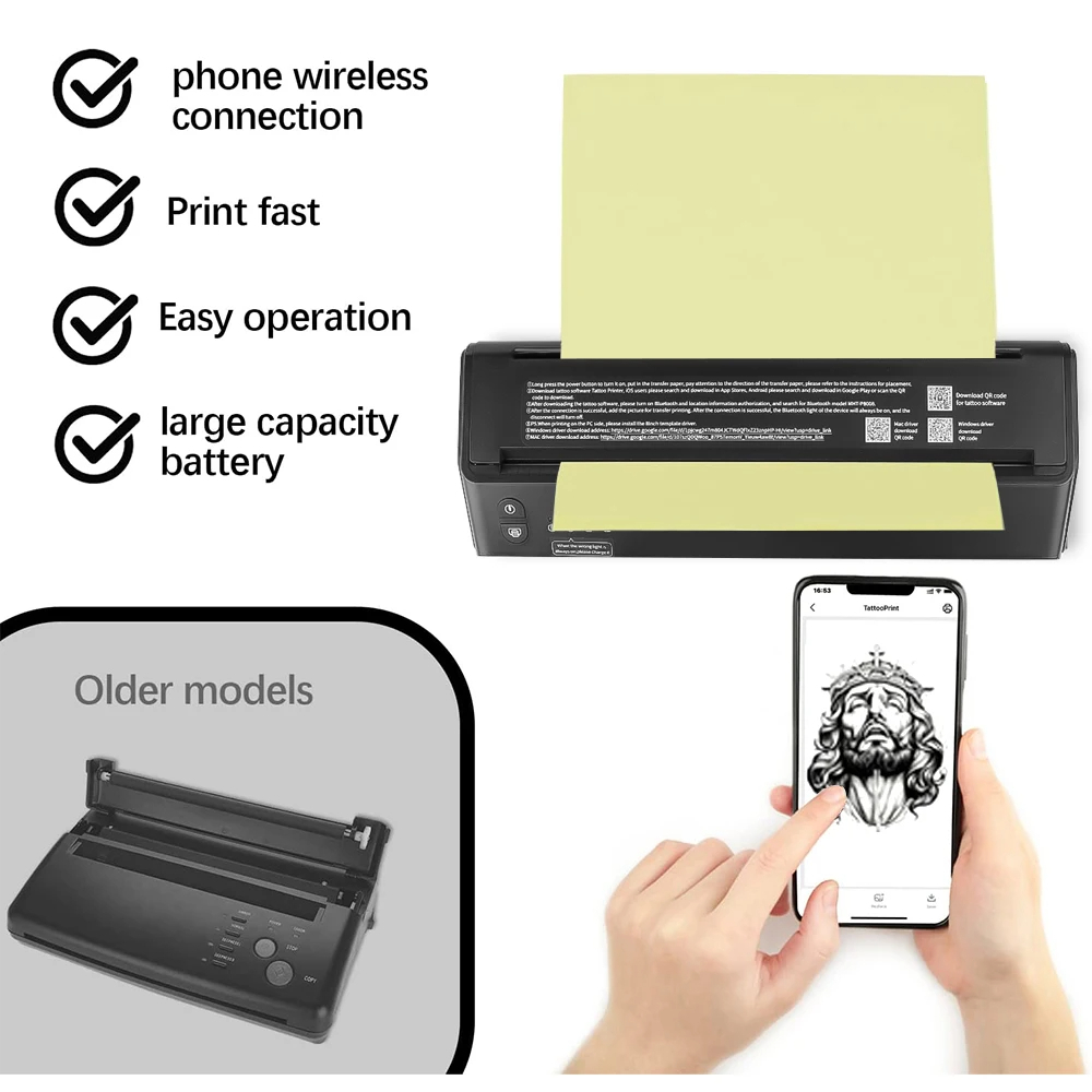 Jual Mesin Printer Thermal Transfer Gambar Tattoo Gambar Termal Pembuat ...