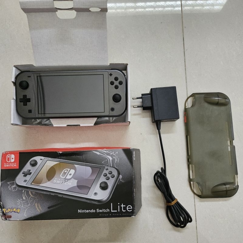 Jual Nintendo Switch Lite Pokemon Dialga Palkia Special Edition Fullset ...
