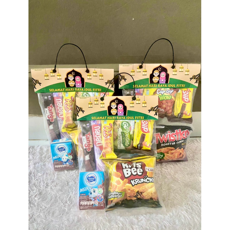 Jual Paket hemat Paket Plastik Label Snack Amplop Angpao Lebaran 1 ...