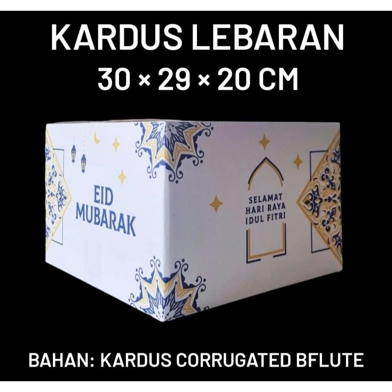 Jual (MIN ORDER 5 PCS) DUS PARCEL HAMPERS LEBARAN 30x29x20 / KARDUS ...