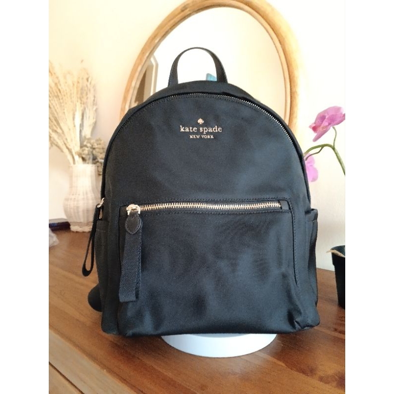 Jual KS CHELSEA NYLON MEDIUM BACKPACK BLACK | Shopee Indonesia