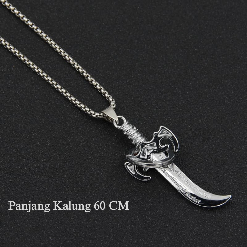 Jual Kalung Titanium Steel Hip Hop Liontin Keren Anti Karat Pria ...