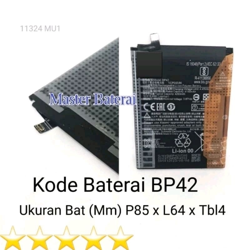 Jual Baterai Batrai Xiaomi Mi BP42 Mi 11lite 11 Lite 11 LTE Kode ...