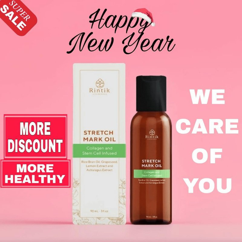 Jual Rintik Skincare Stretch Mark Oil - Pudarkan dan Menyamarkan ...