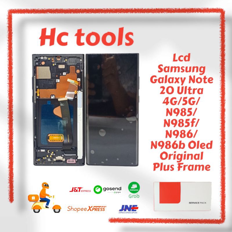 Jual LCD TOUCHSCREEN SAMSUNG GALAXY NOTE 20 ULTRA/N985B/N985F/N986/N986B OLED ORIGINAL PLUS ...