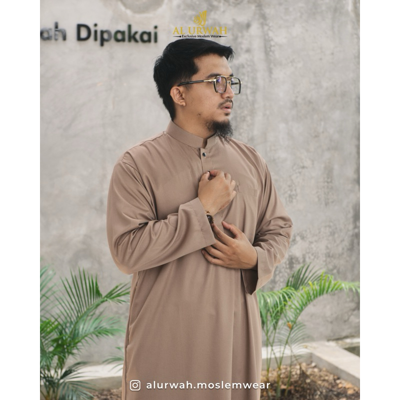 Jual AL-URWAH Jubah Adam - Jubah Polos | Shopee Indonesia