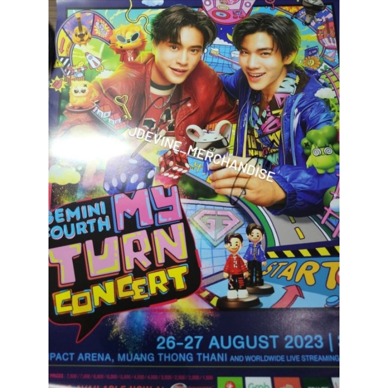 Jual GeminiFourth Signed Poster My Turn Concert Official | Shopee Indonesia