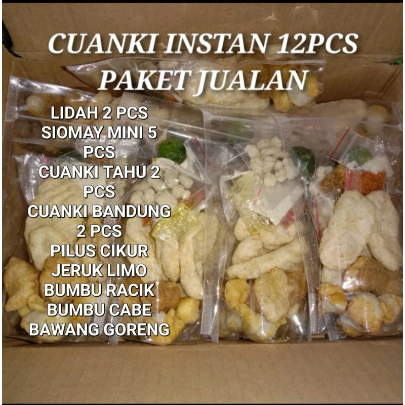 Jual CUANKI SEBLAK INSTAN MIE PAKET 12 PCS/LIBAN FOOD | Shopee Indonesia