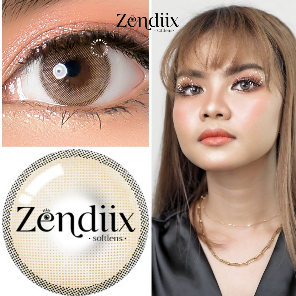 Jual Softlens NEW MORE DUBAI Warna OCRE BROWN 14.5mm Normal Minus ...