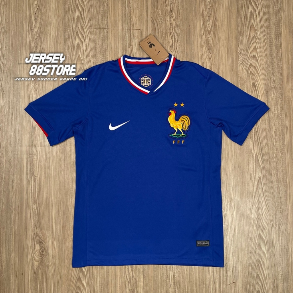 Jual Jersey Baju Sepak Bola PRANCIS Home Euro 2024 Grade Ori Import ...