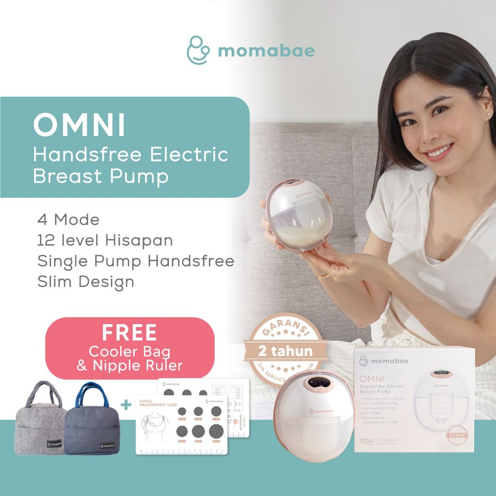 Jual MOMABAE – OMNI Pompa ASI Elektrik Handsfree Breast Pump / POMPA ...