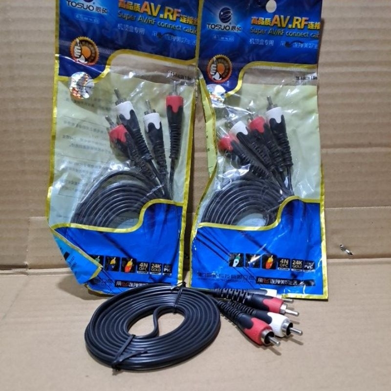 Jual Cable RCA TO RCA Audio Isi 2. | Shopee Indonesia
