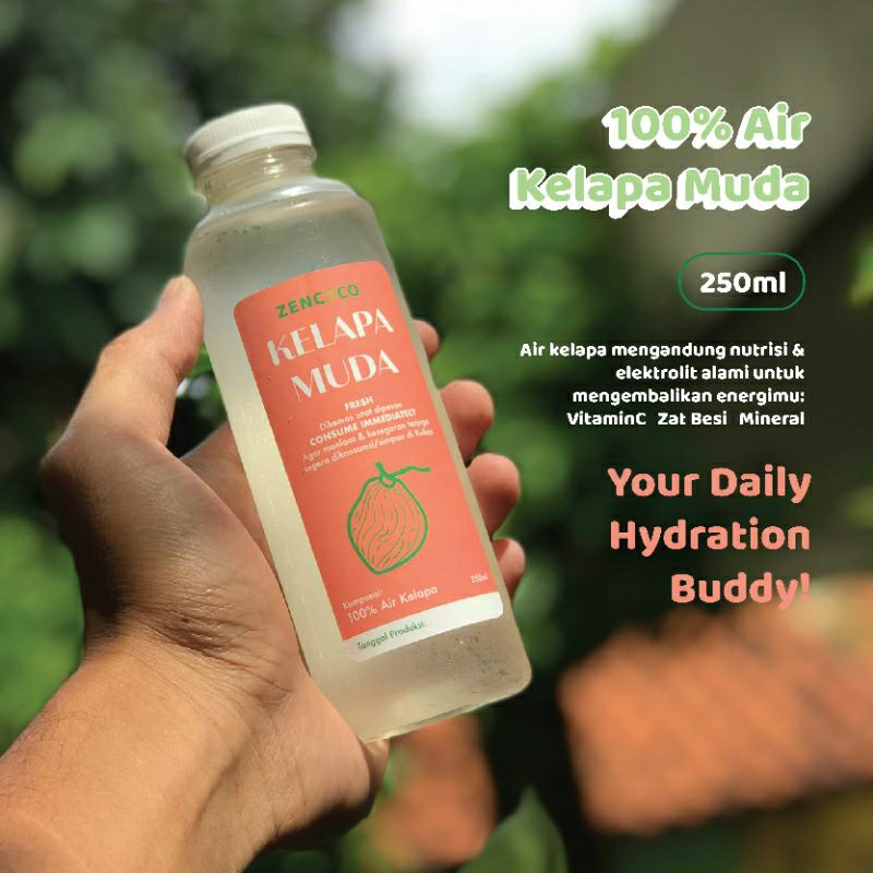 Jual Air Kelapa Botolan 250ml - Air Kelapa Muda Fresh - Coconut Water ...
