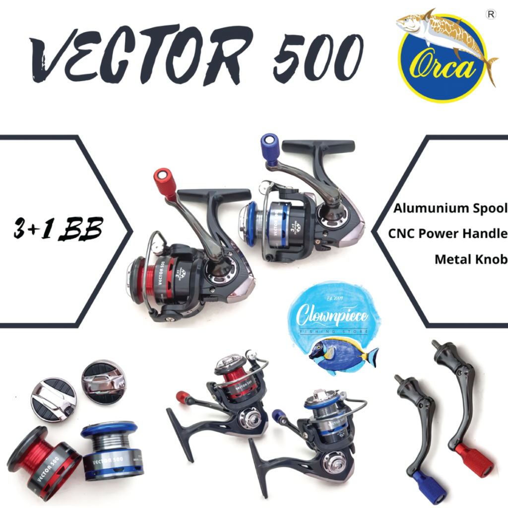 Jual Reel Mini Orca Vector PH / Reel Pancing Mini Orca Vector PH / Reel ...