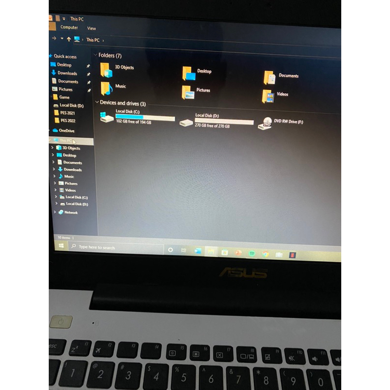 Jual laptop asus A455L core i3-5005U ram 12GB HDD 500GB minus layar ada ...