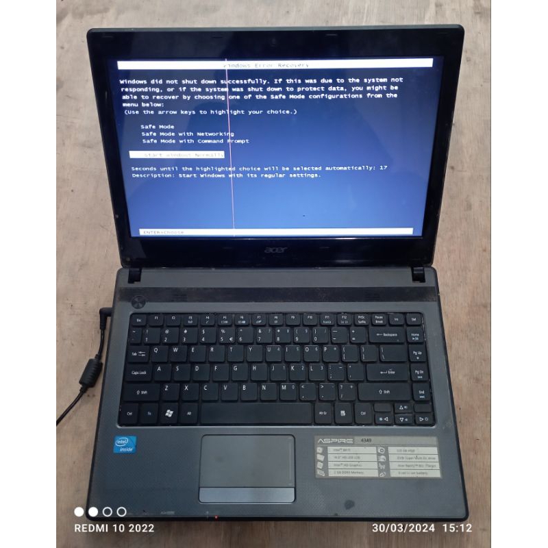 Jual Laptop Acer Aspire 4349 series Intel Celeron B815 DDR3 | Shopee Indonesia