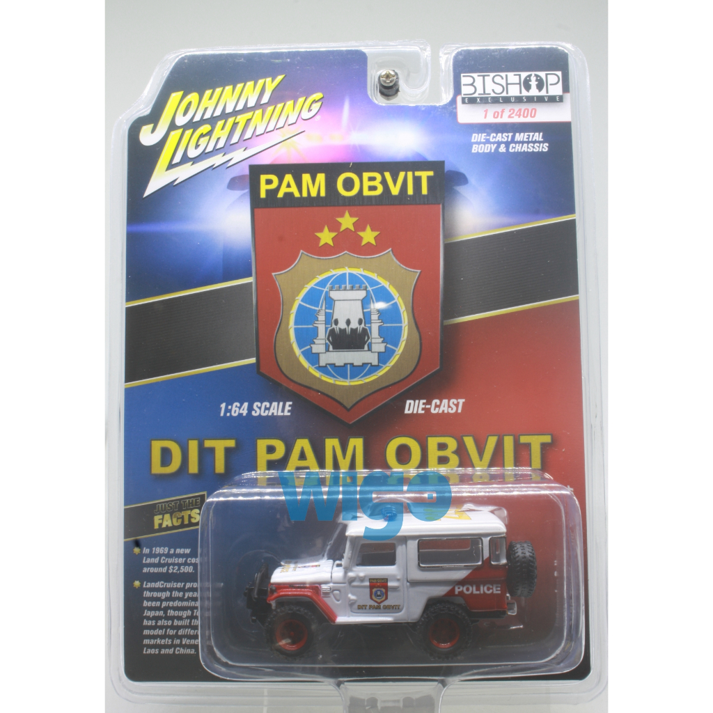 Jual Johnny Lightning 1980 Toyota Land Cruiser Polisi Indonesia DIT PAM ...